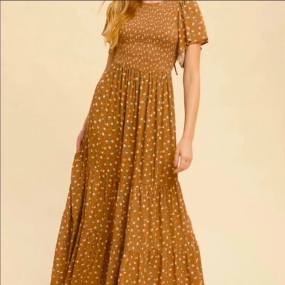in loom | Dresses | Ditzy Floral Smocked Maxi Dress | Poshmark
